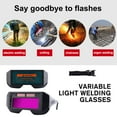 SSKFHGI Dimming Glasses True Color Welding Glasses Automatic Dimmer ...