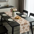 Brown Coastal Summer Table Runner 48 Inches,Short Dining Table Runners ...