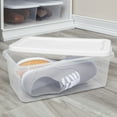 Sterilite Set of (10) 6 Quart Storage Boxes Plastic, Adult, White - Walmart.com