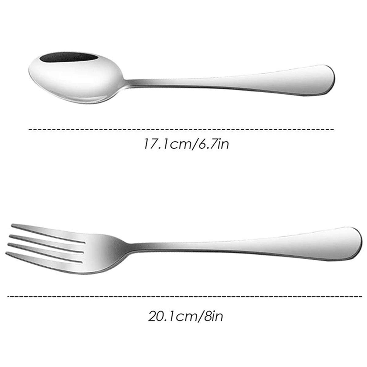 Click here for Unbranded 24  Stainless Steel Dinner Forks And Spo... prices