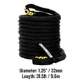 VEVOR 1.25" x 31.5' Recovery Tow Rope, 52,300 lbs, Heavy Duty Nylon ...