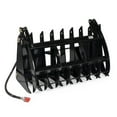 "Titan Attachments 60"" Root Grapple Rake V2 for Landscaping & Universal Skid Steer" - Walmart.com