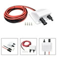 Solar Entry Gland Weatherproof ABS Double Cable 10AWG Dual Cable Entry ...