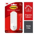 Command Wire Hook, White, Large, 1 Hook, 2 Strips/Pack - Walmart.com