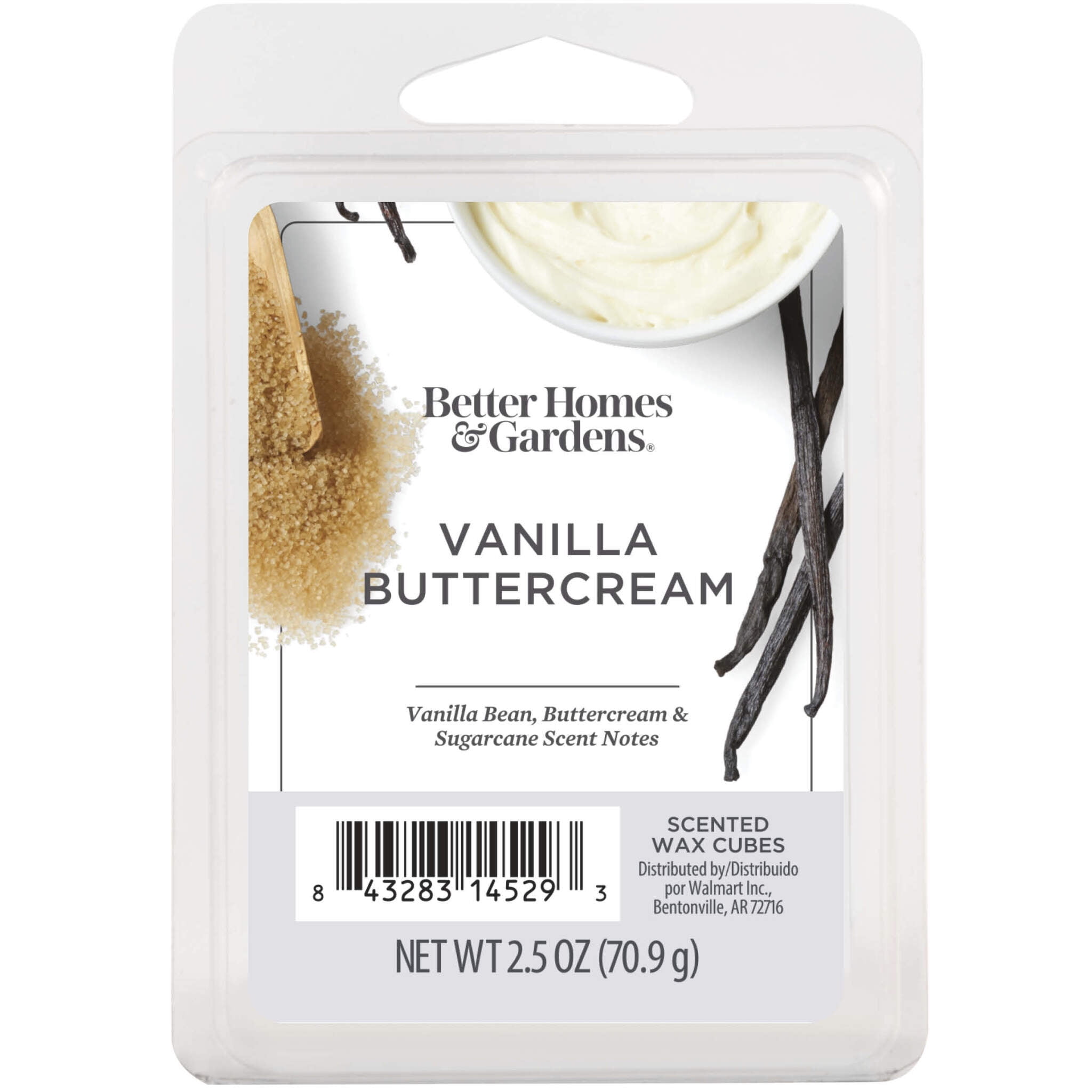 Vanilla Buttercream Scented Wax Melts, Better Homes & Gardens, 2.5 oz ...