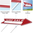 6 Pack Yard Sale Signs with Stakes, Double Sided Arrow Lawn Signs for ...