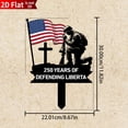 XIANXIAN Memorial Day Decorations Outdoor Metal Plaque, 8.67×11.82 ...