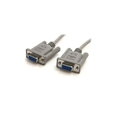 C2G CMG-Rated DB9 Low Profile Null Modem F-F - null modem cable - 50 ft - Walmart.com