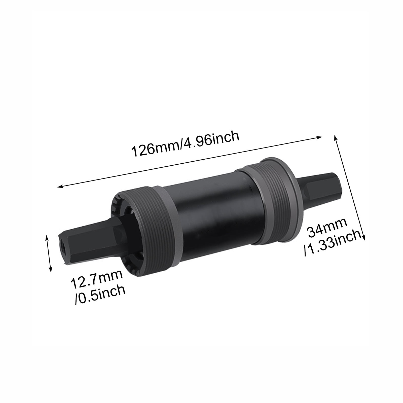 Buy Bike Bottom Bracket Square Hole Central Bearing Carbon Steel ...