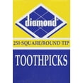 Diamond Toothpicks, Square Center, 250 Ct - Walmart.com