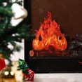 2 Set Fake Fire Fake Flame Camping Decoration 3D Cardboard Campfire ...