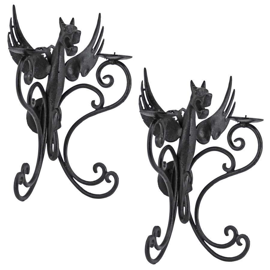 Design Toscano Castle Dragon Wall Sconces: Set Of 2 - Walmart.com