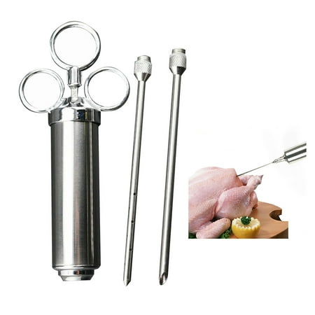 xinxinxx Stainless Steel Grill Meat Marinade Injector Syringe Kit ...