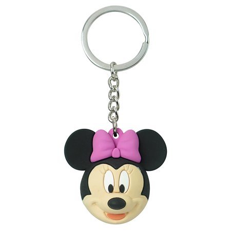 Minnie Mouse Key Chain Disney Minnie Deluxe Icon Ball Key Ring ...