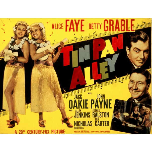Tin Pan Ruelle Alice Faye Betty Grable John Payne (top) jack oakie ...