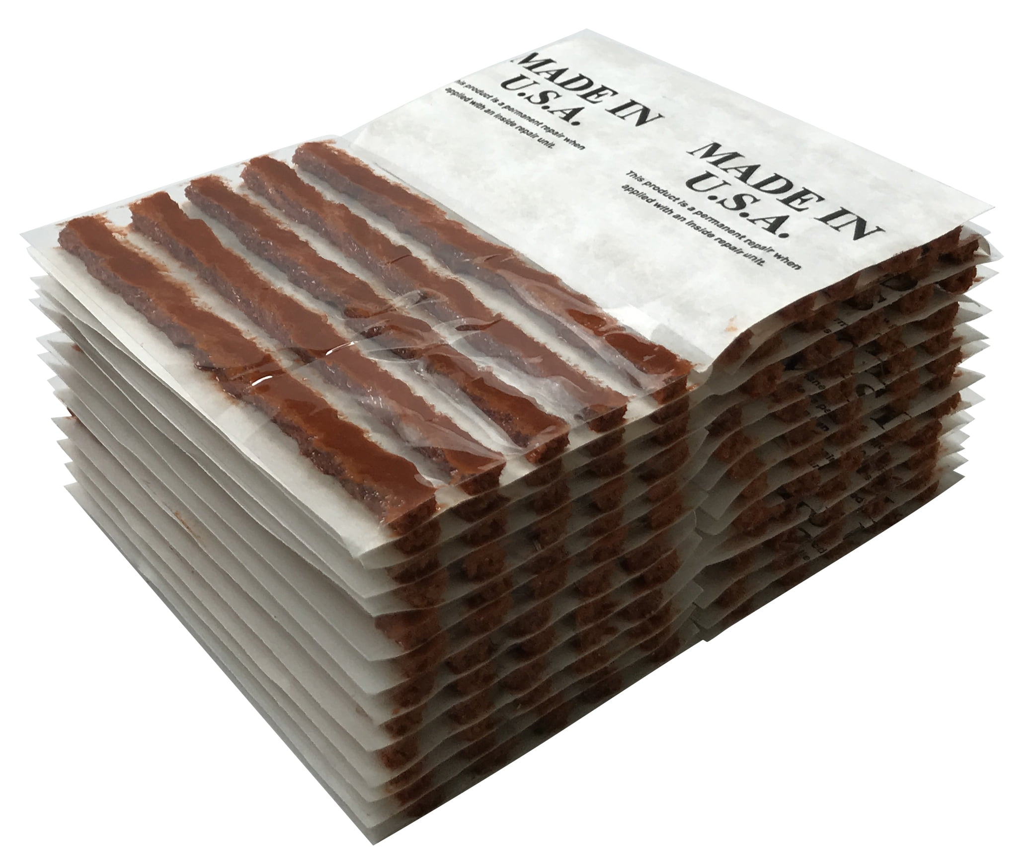 4" Brown Tire Plug Repair Self Vulcanizing String Insert Car Truck ...