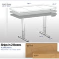Free Shipping! VIVO Electric 71” x 30” Stand Up Desk Workstation, White ...