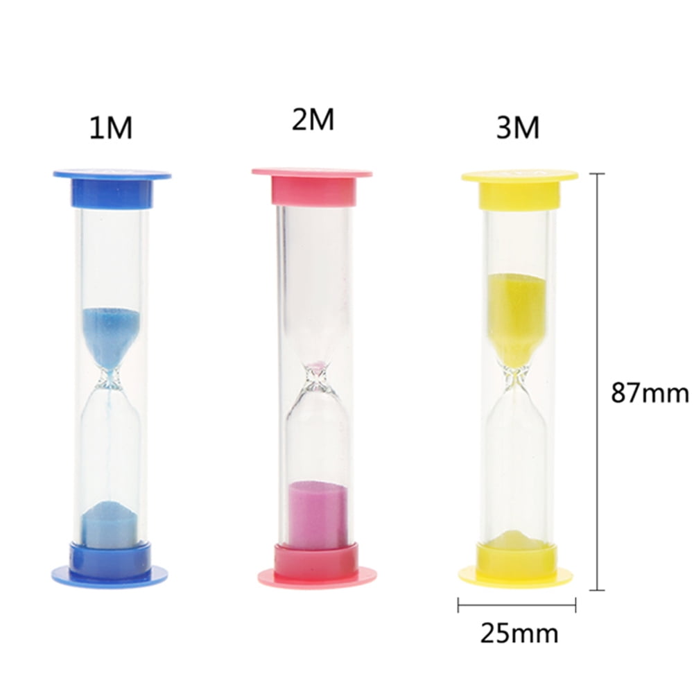 Butwevi 1/2/3 Minutes Clocks Hourglass Sandglasses Sand Clock Sand ...