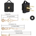 High Torque Clock Replacement Movement,Clock Movement Metal Clock ...