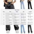 CHEEREAM Baggy Stretchy Jeans for Womens High Waisted Trendy Wide Leg ...
