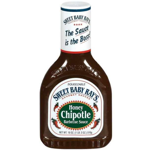 Sweet Baby Ray's Honey Chipotle Barbecue Sauce, 18 oz - Walmart.com ... Sweet Baby Ray's Honey Chipotle Barbecue Sauce, 18 oz - Walmart.com ...