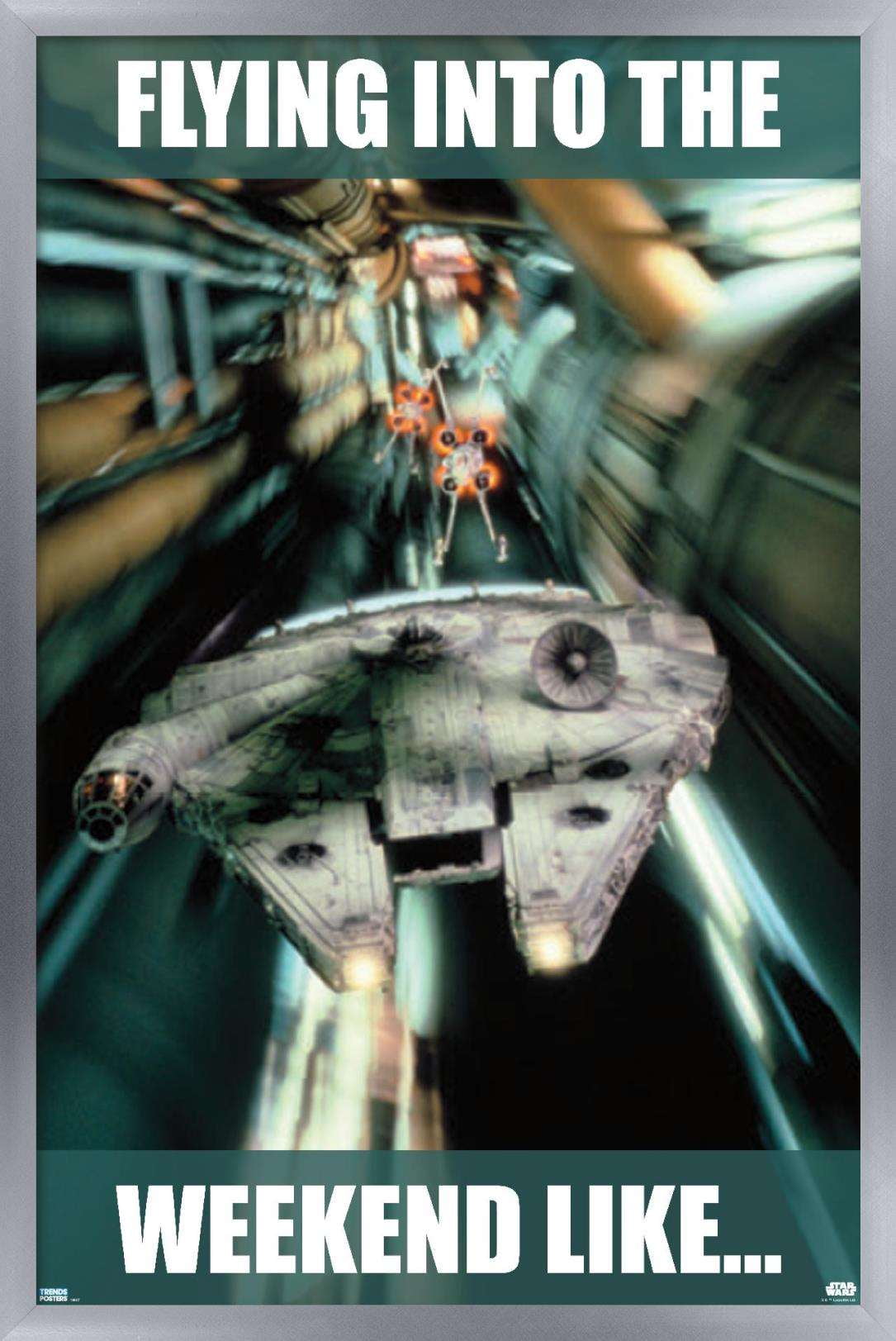 Star Wars: Saga - Weekend Wall Poster, 14.725" x 22.375", Framed ...