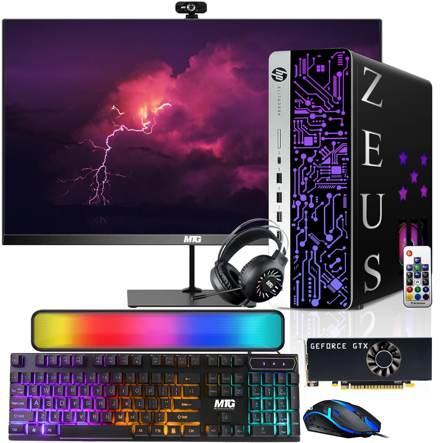 Restored HP G3 Gaming Desktop PC,Intel Core i7 6th Gen,GTX 1050 TI 4GB ...