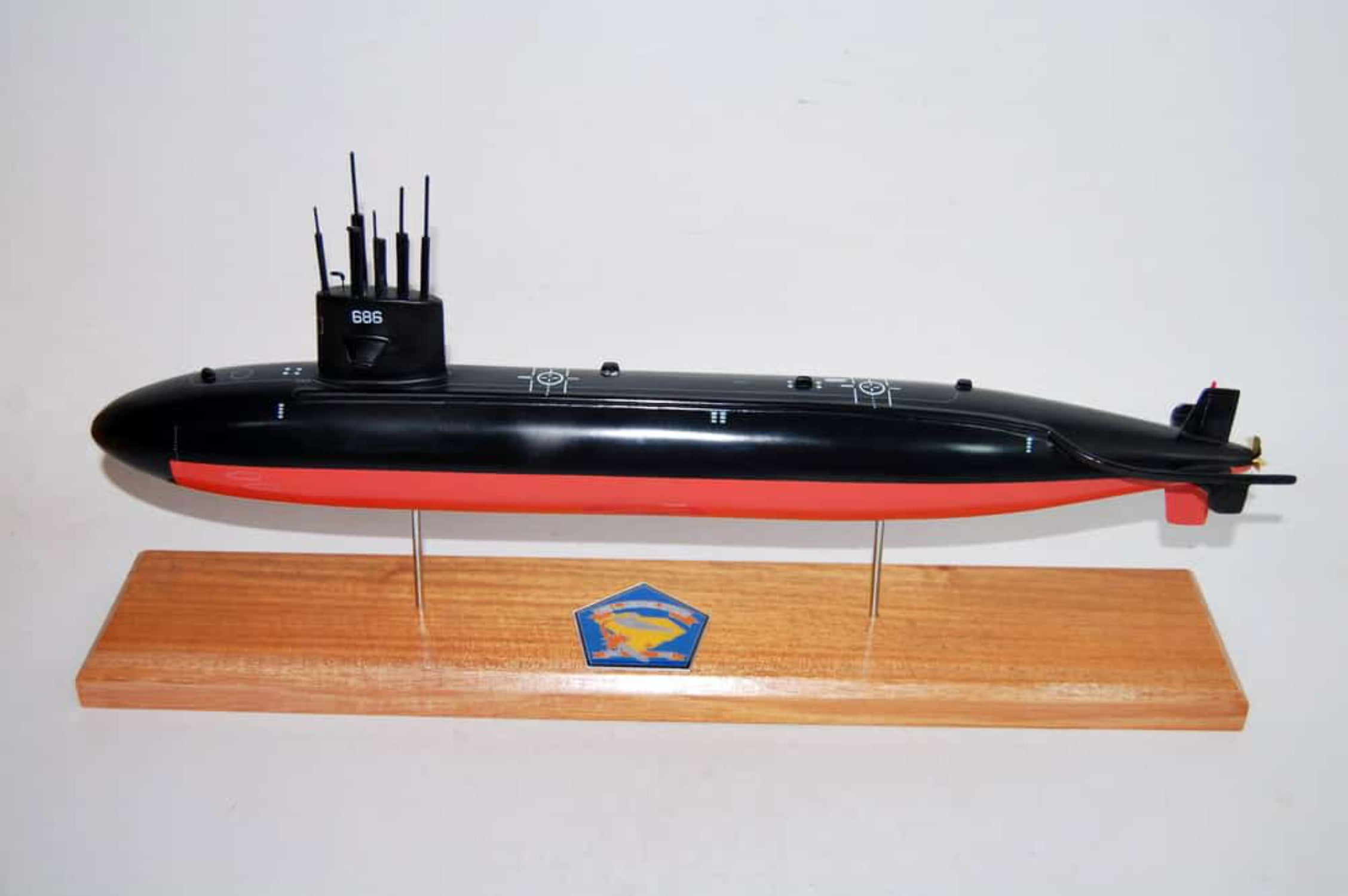 USS L. Mendel Rivers SSN-686 Submarine Model, US Navy, Scale Model ...