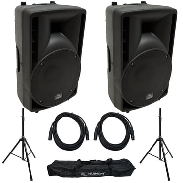 MR DJ SYNERGY18 18" 5500W 2-Way Powered Active Speaker 8 Ohm Stage ...