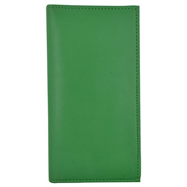 Basic PU Leather Checkbook Covers NEW COLORS (Green) - Walmart.com