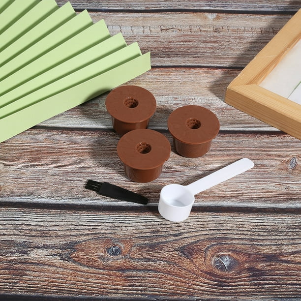 Suministros para máquinas de café, cápsulas de café reutilizables y rellenables, cápsulas de ...