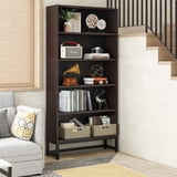 Tribesigns Tall Bookcase and Bookshelf, 70.8" Large Bookcases Organizer ...