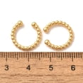 Brass Cuff Earrings Long-Lasting Plated Golden 14x1.8~2.7mm for DIY ...