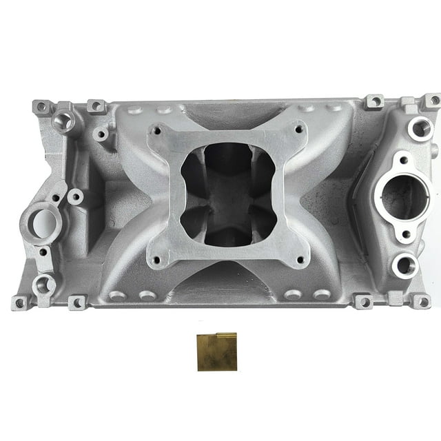 Hex Autoparts Aluminum High Rise Intake Manifold for CHEVY SBC Single ...