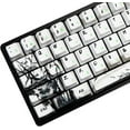 YUYAN-Keycaps 68 Set Ink Panda for 68 Keys Keyboard, Custom PBT OEM ...