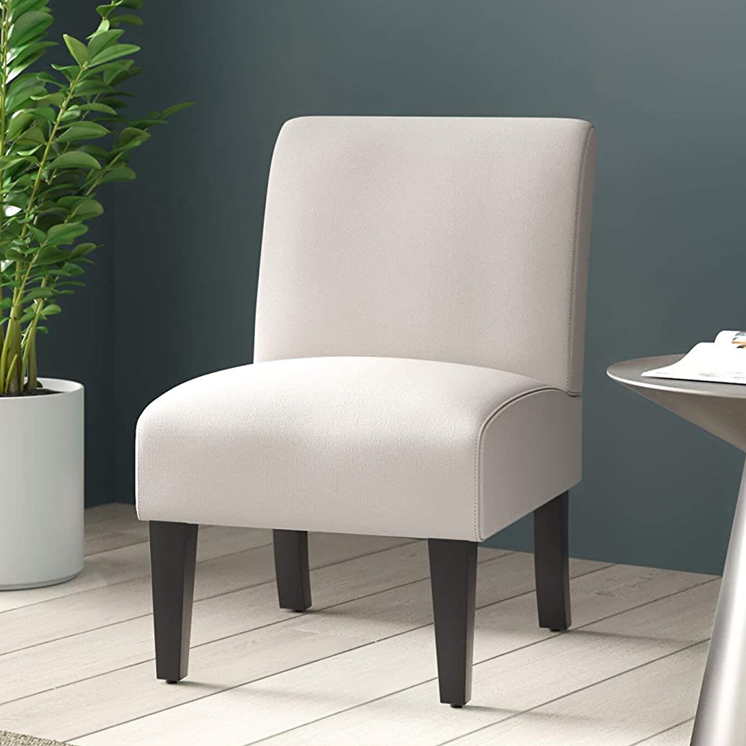 BELLEZE Classic Accent Chair Curved Backrest Living Room Bedrooom ...