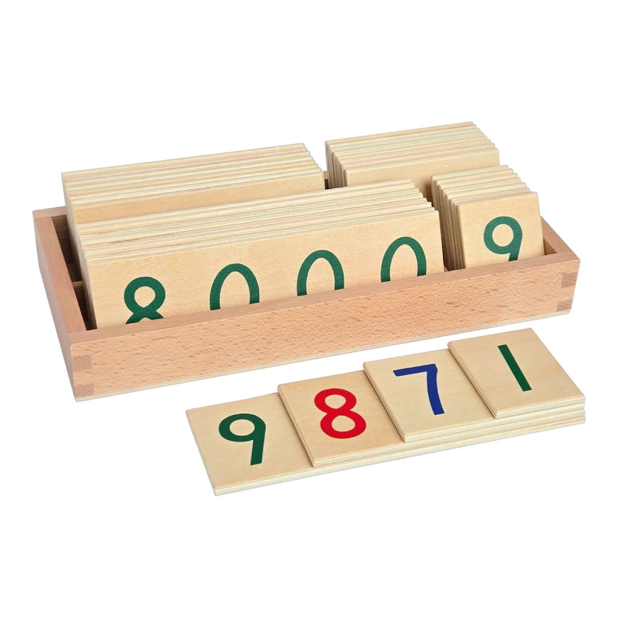 Click here for Ifit Montessori Small Wooden Number Cards With Box... prices
