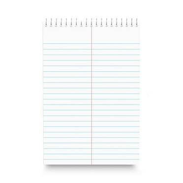 TRU RED Steno Pad 6" x 9" Gregg Ruled White 80 Sheets/Pad Dozen Pads ...