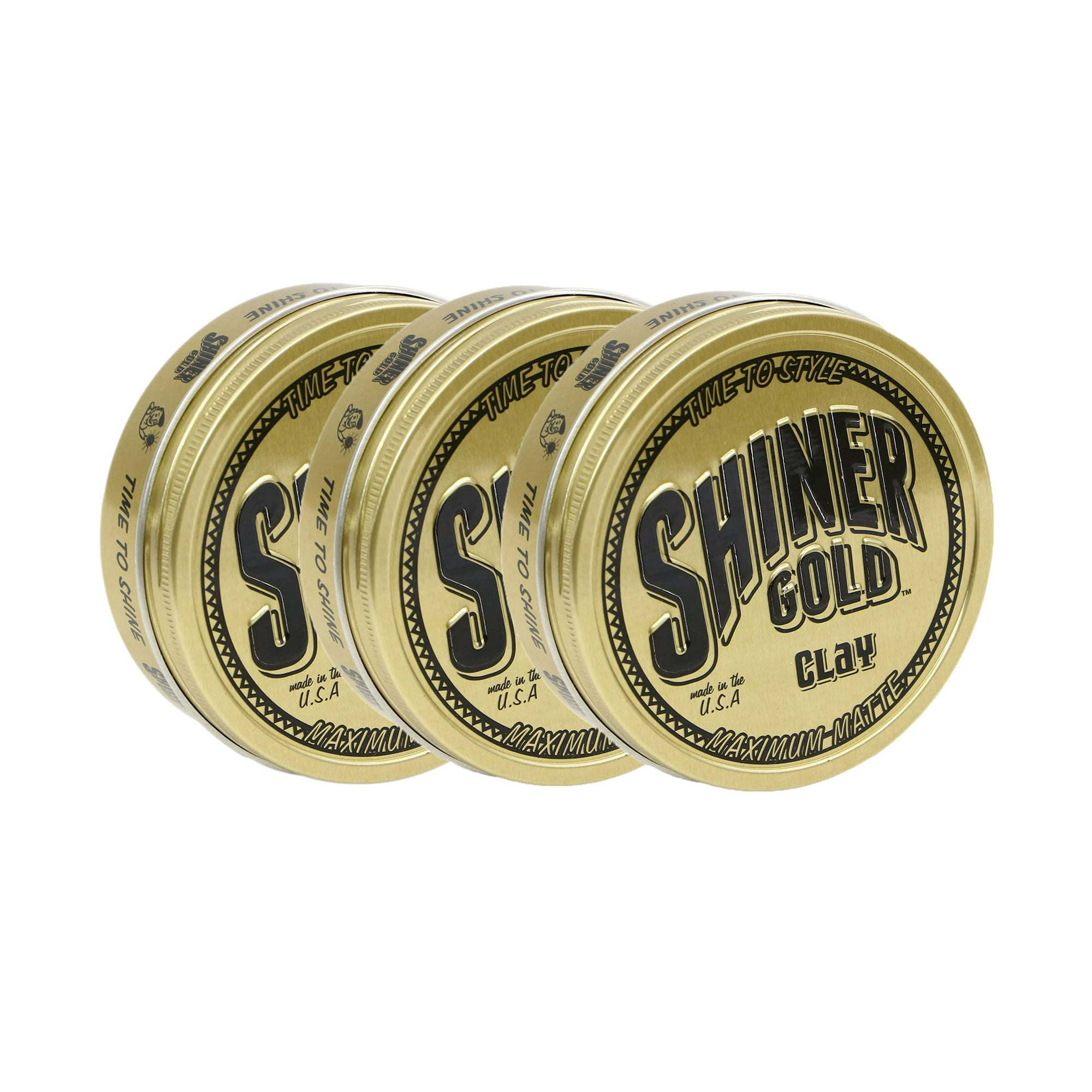Click here for Shiner Gold Matte Clay Pomade Strong Hold Matte Fi... prices