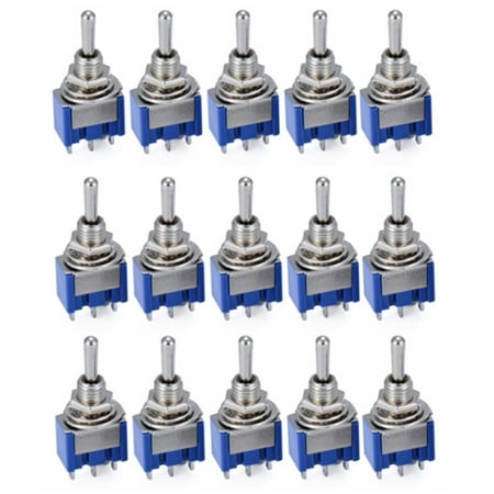 Toggle Switch Double Throw Rocker Switches Waterproof Single Pole ...