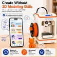 Entina 3D Printer Tina2C, Auto Leveling App Control Quiet for Kids ...