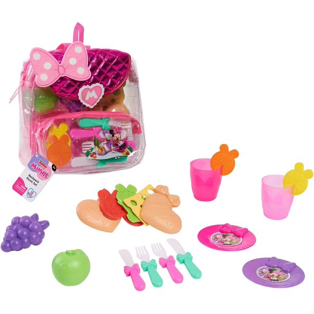 Disney Minnie Mouse Backpack Picnic Playset - Walmart.com
