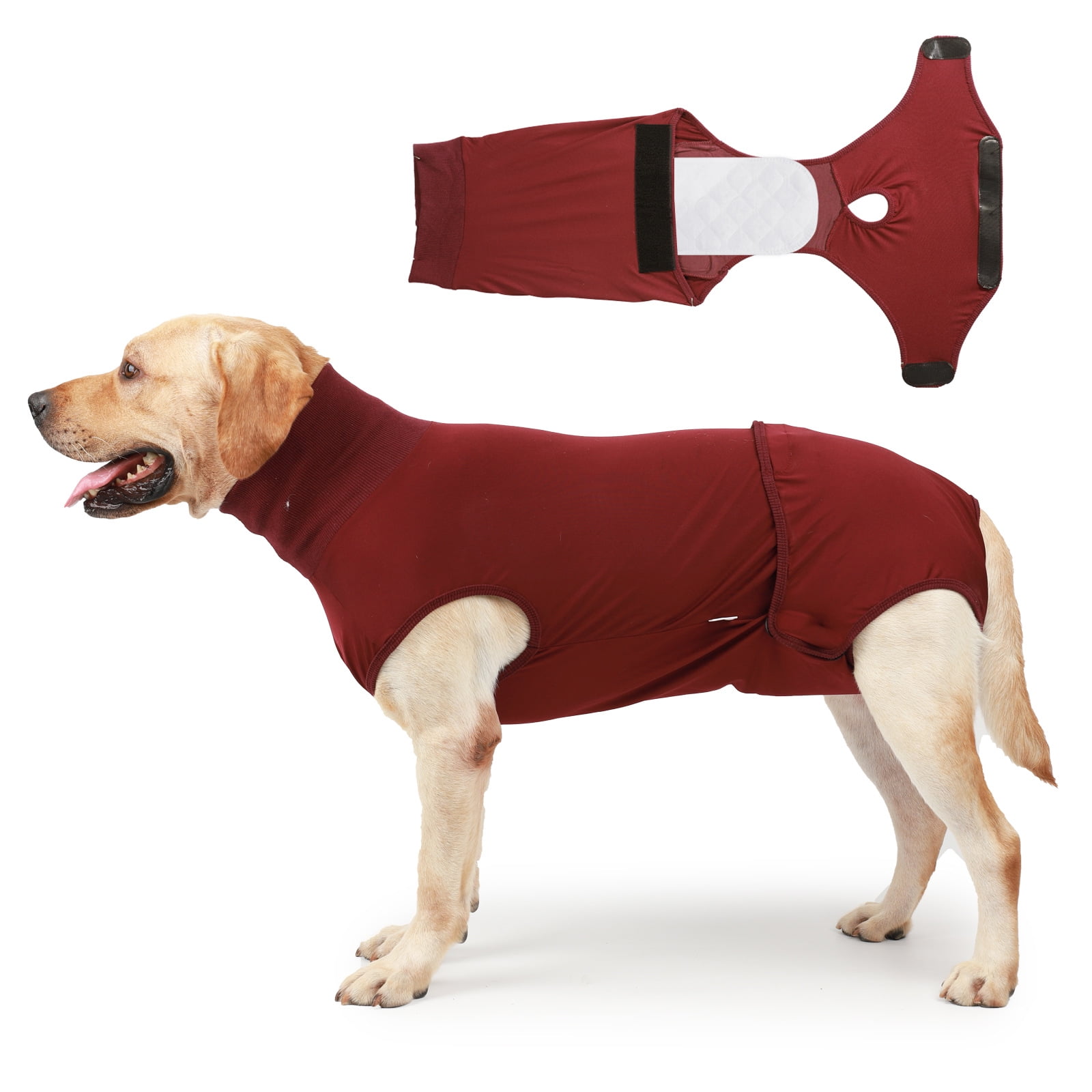 Click here for Heily Dog Recovery Suit Surgery Dog Onesie Cone Al... prices