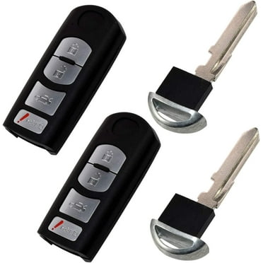 HQRP 2-Pack Remote Flip Folding Key Fob Shell Case Keyless Entry w/4 ...