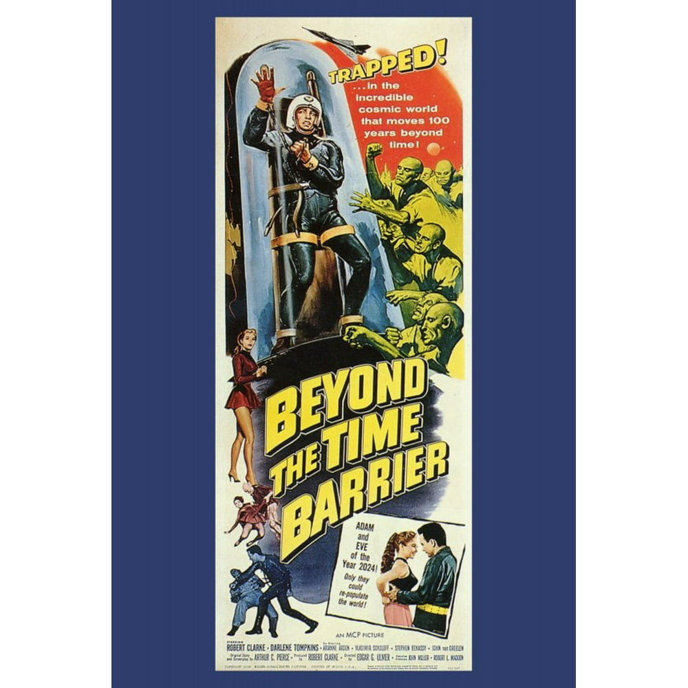 Beyond the Time Barrier - movie POSTER (Style A) (27" x 40") (1960 ...