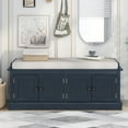 Bellemave Storage Bench with 4 Drawers, Entryway Shoe Bench with ...