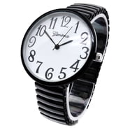 Red super large face stretch band fashion watch - Walmart.com