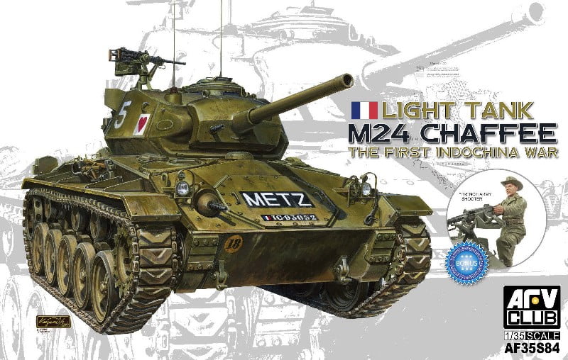 1/35 M24 Chaffee Light Tank 1st Indochina War - Walmart.com