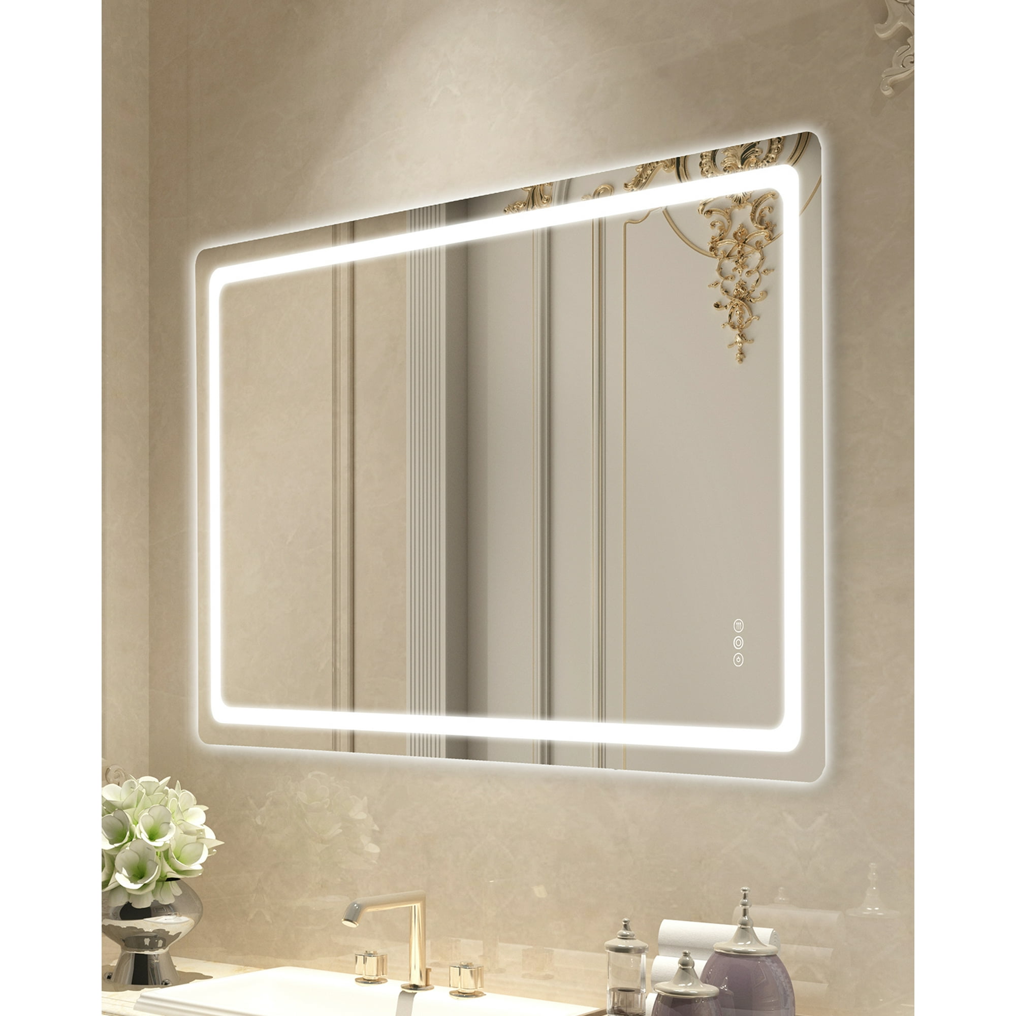 Click here for Vevor Led Bathroom Mirror 3 Colors Anti-Fog Wall M... prices
