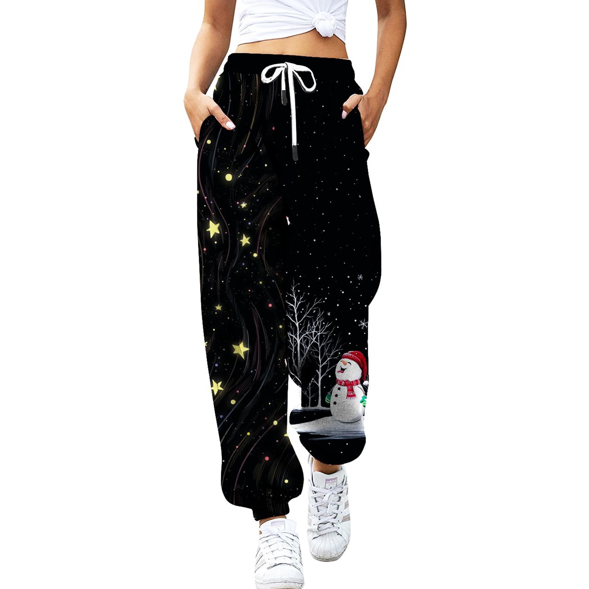 Click here for Bellella Women Xmas Jogger Pants High Waisted Chri... prices